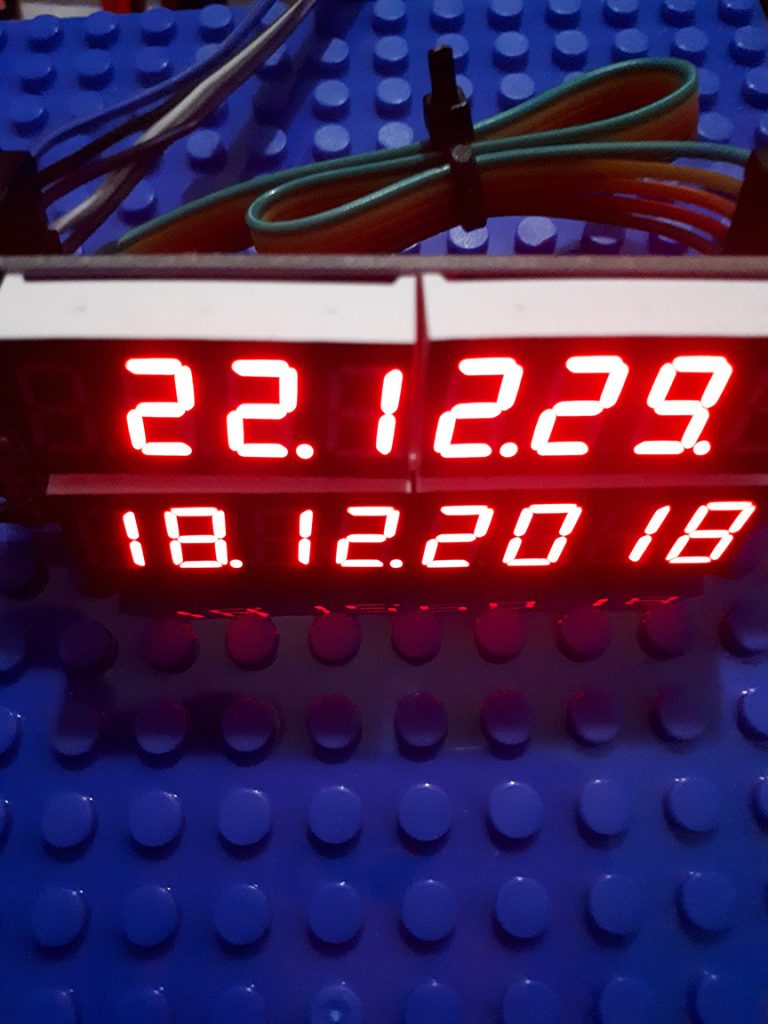 MAX7219 LED Clock with Arduino Nano – Accessible Pixel
